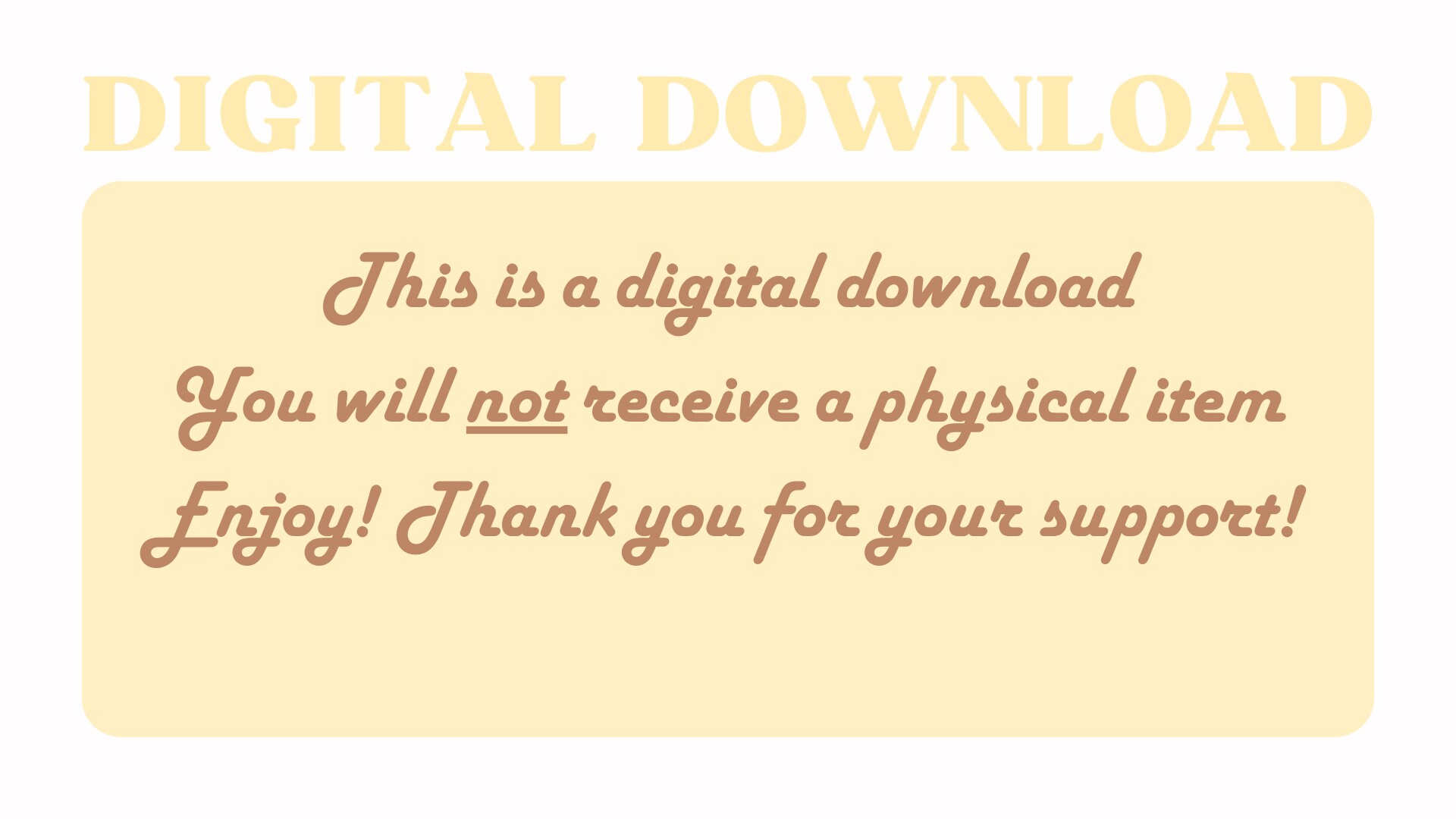 Yellow Plain Daily Planner Printable Planner Digital Planner Cute ...