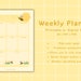 Bumble Bee Planners Printable Planner Digital Planner Yellow Diary ...