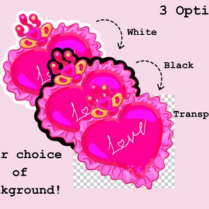 Cute Heart Themed Clipart PNG | Valentines Day Doodle Digital Designs ...