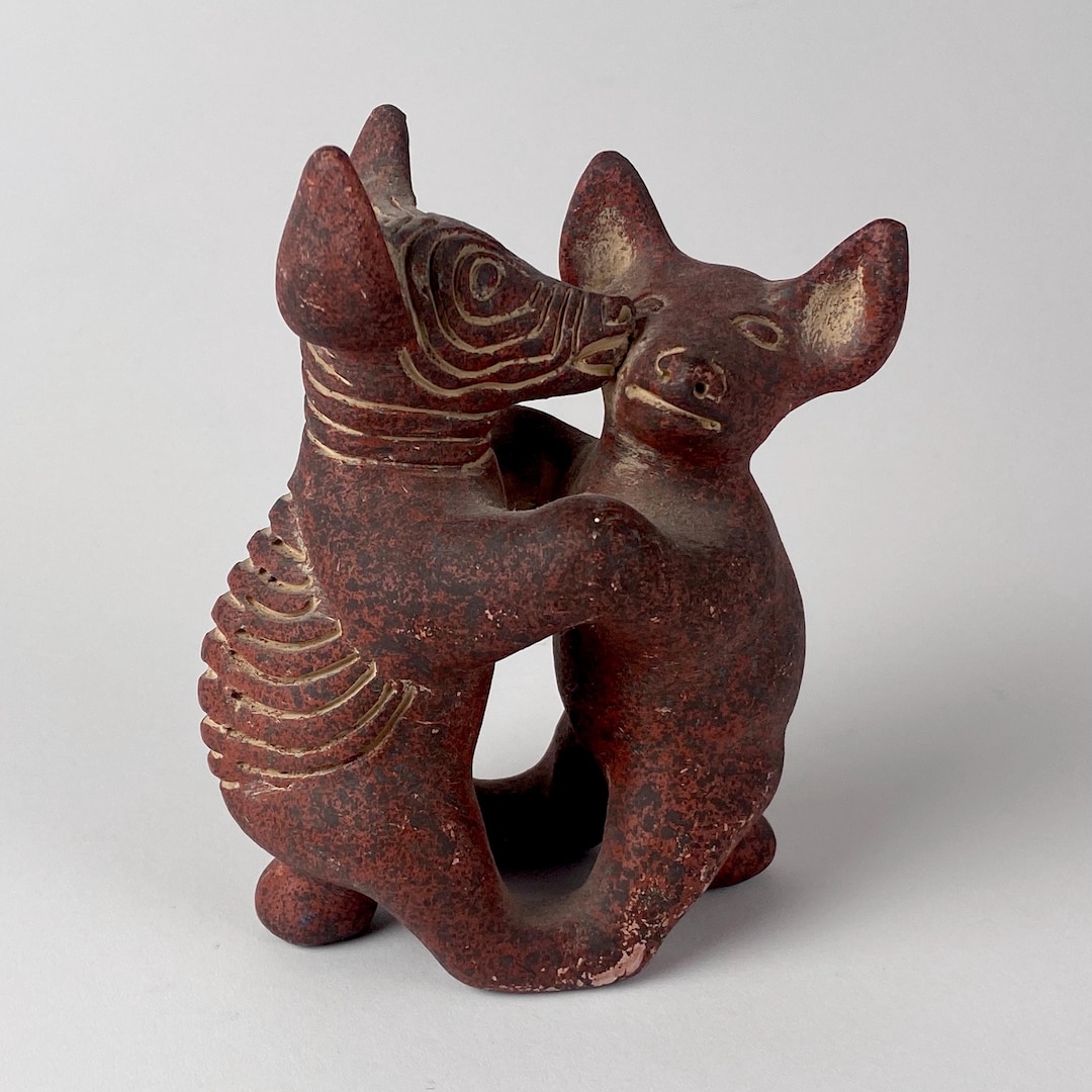 Vintage Terra Cotta Dancing Colima Dogs Mexico Folk Art - Etsy