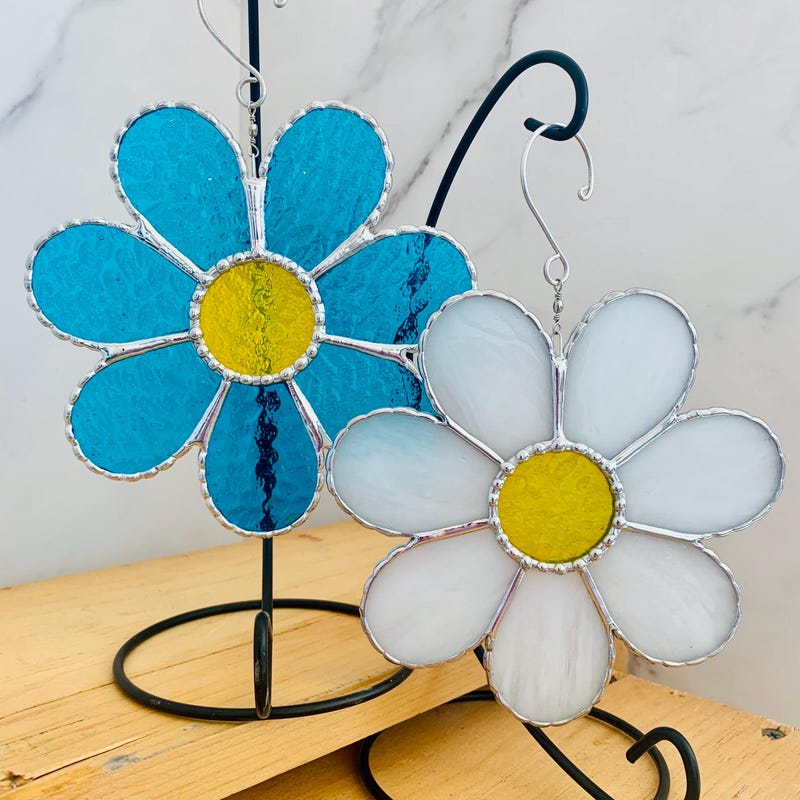 Stained Glass Daisy - Etsy