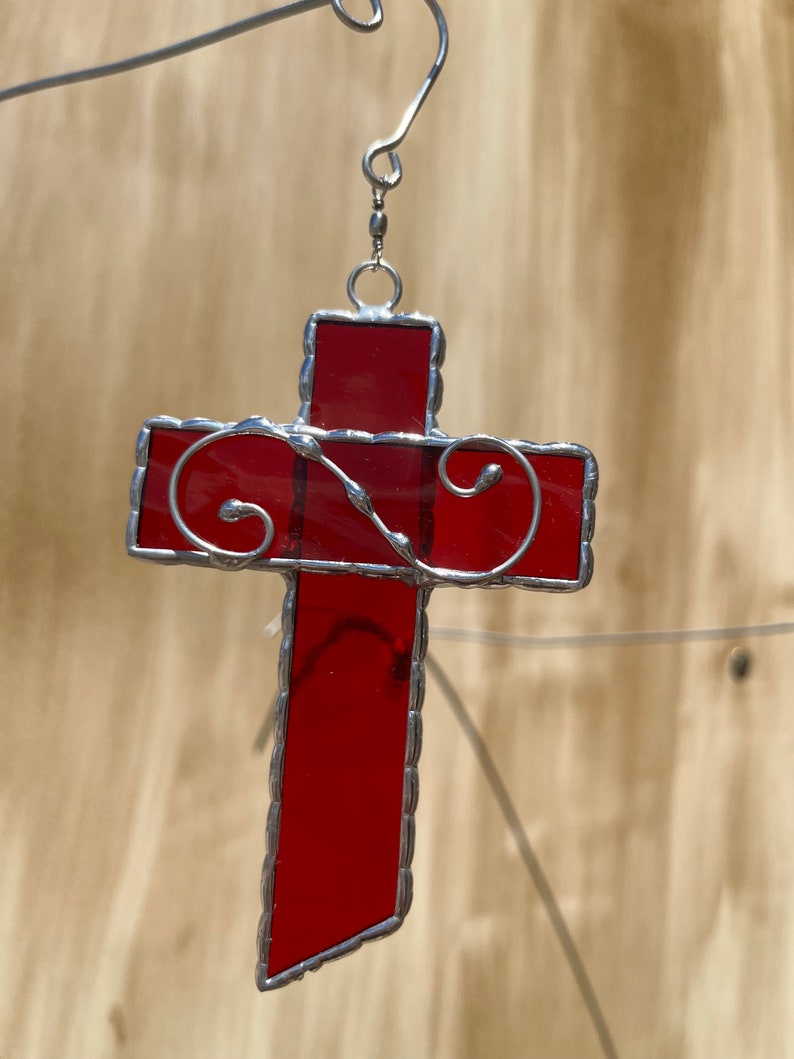 Stained Glass Cute Little Crosses - Etsy