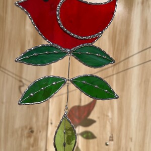 Stained Glass Bird Mobile - Etsy