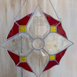 Large Stained Glass Window Hanging - Etsy