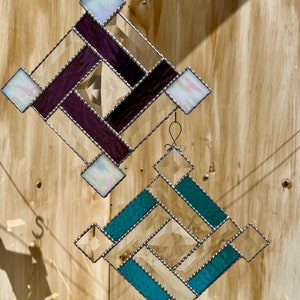 Stained Glass Handmade Sun Catcher - Etsy