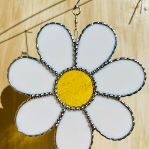 Stained Glass Handmade Daisy - Etsy
