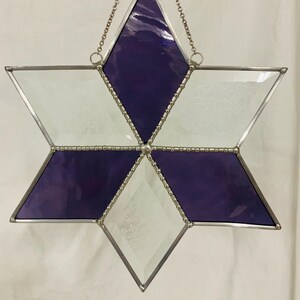 Stained Glass Star Sun Catcher - Etsy
