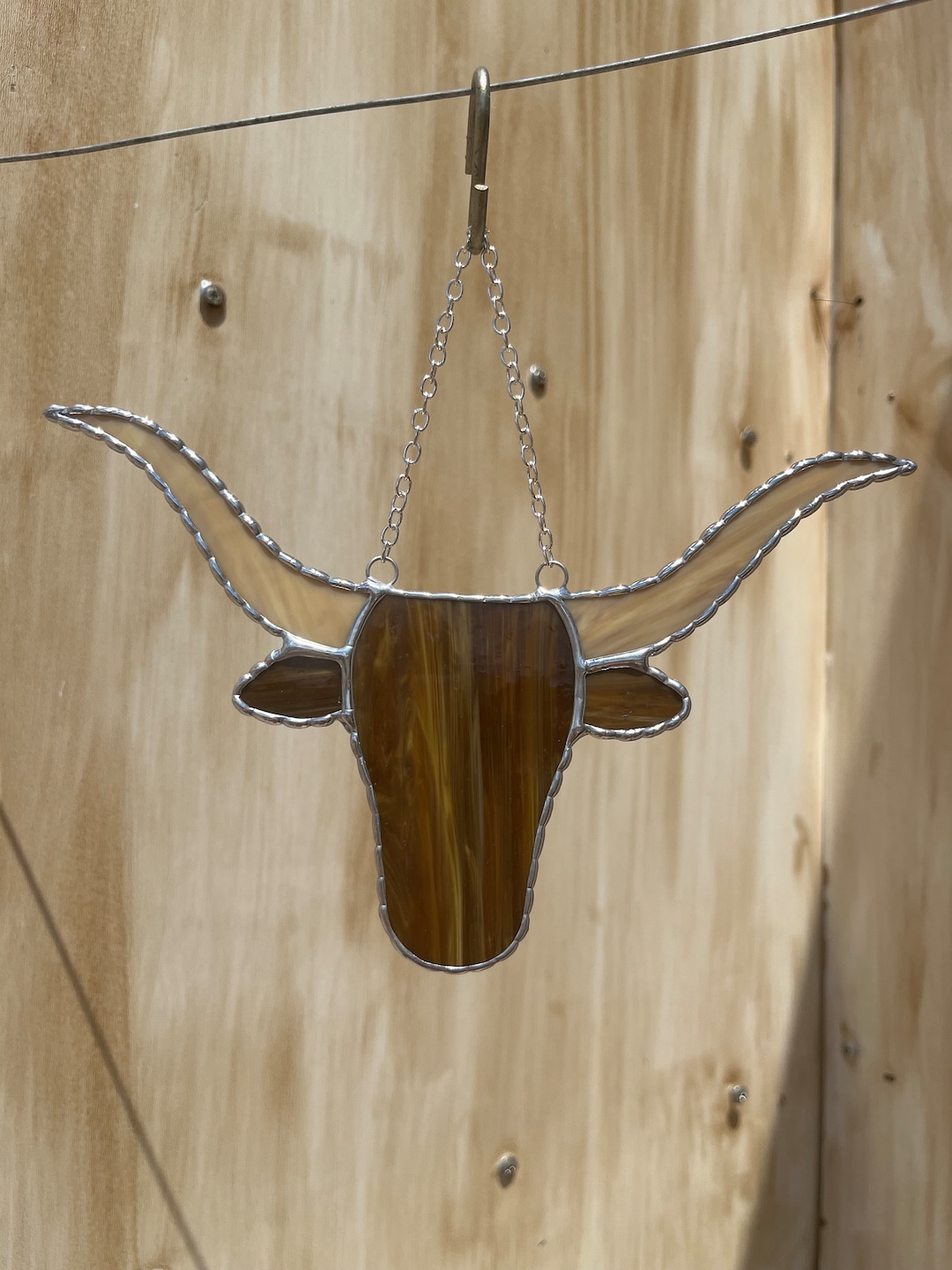 Stained Glass Longhorn - Etsy