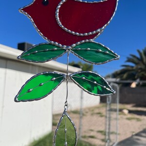 Stained Glass Bird Mobile - Etsy
