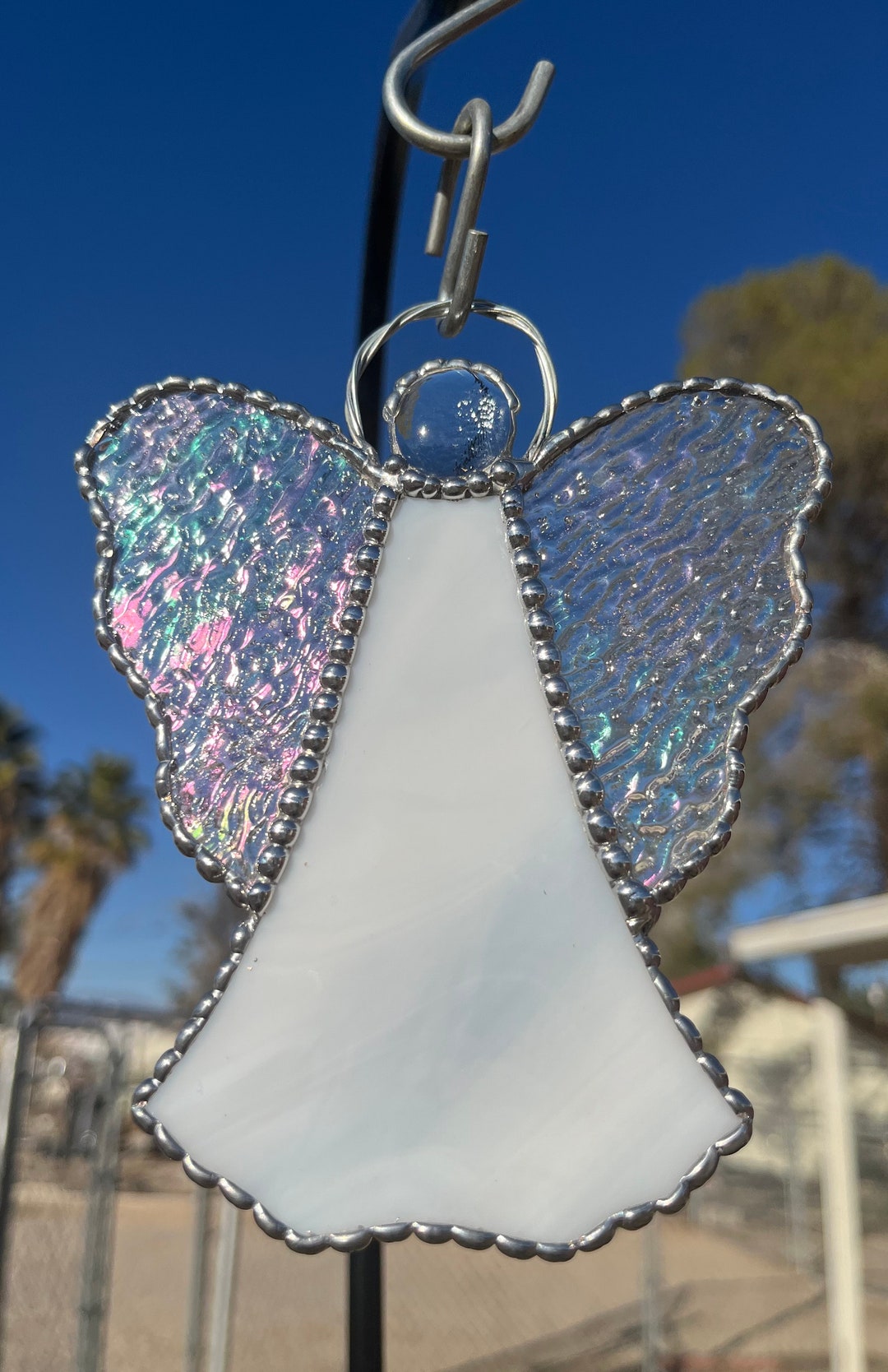 Stained Glass Angel Suncatcher - Etsy