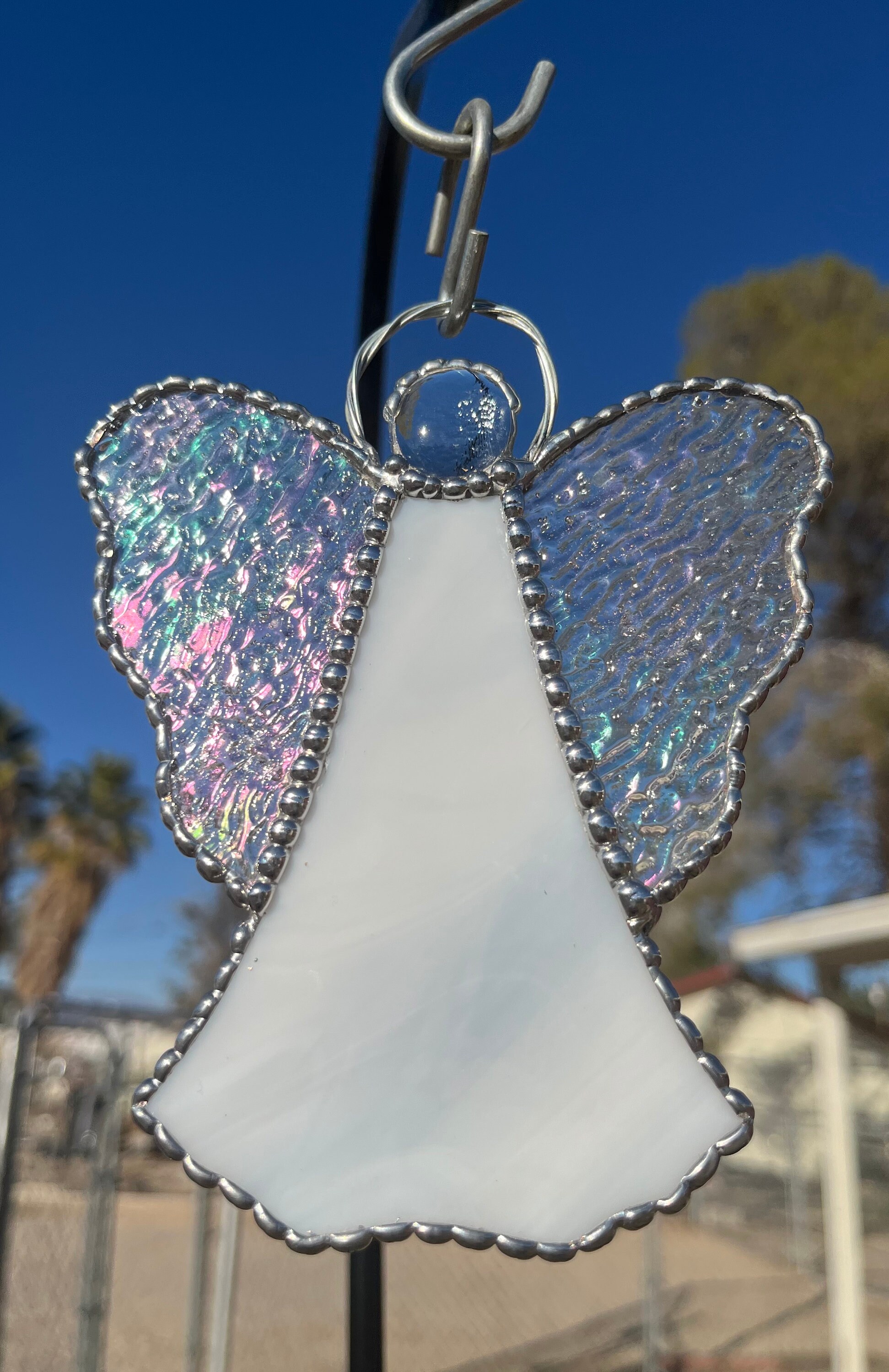 Stained Glass Angel Suncatcher - Etsy