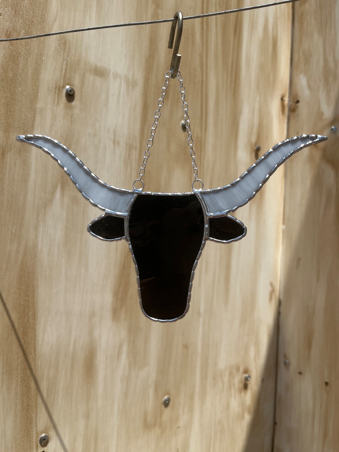Stained Glass Longhorn - Etsy
