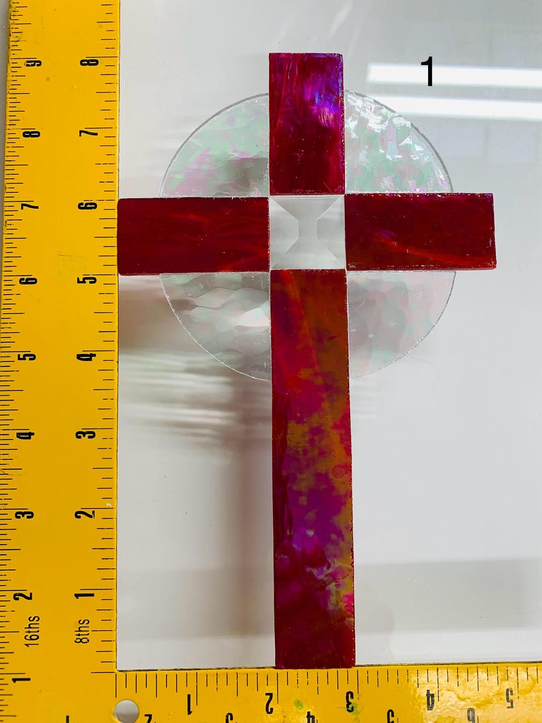 Pre-cut Stained Glass Cross, More Colors - Etsy