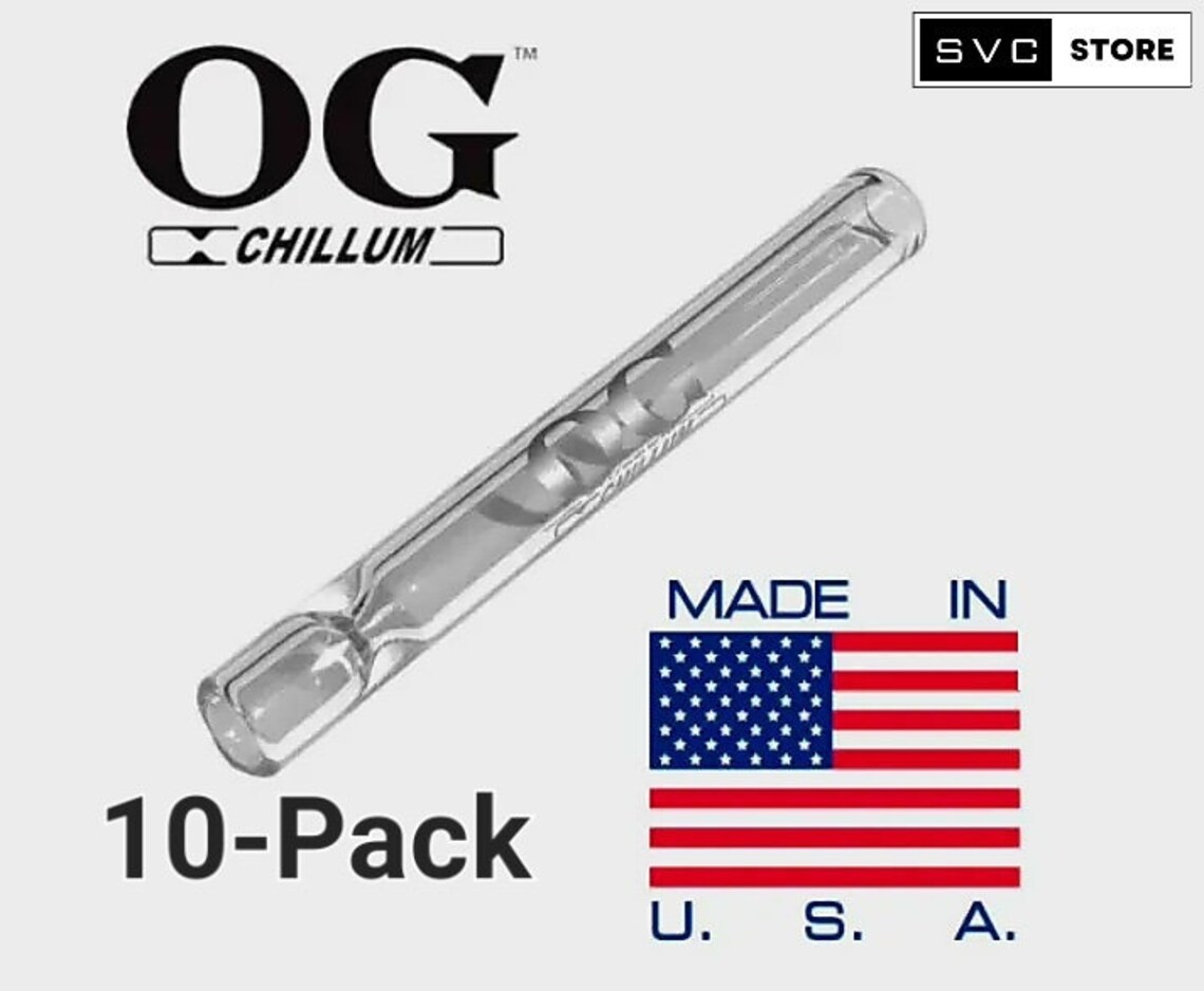 Original OG Chillum • THICK Glass Pipe • Made in USA • Best Quality • 4 ...
