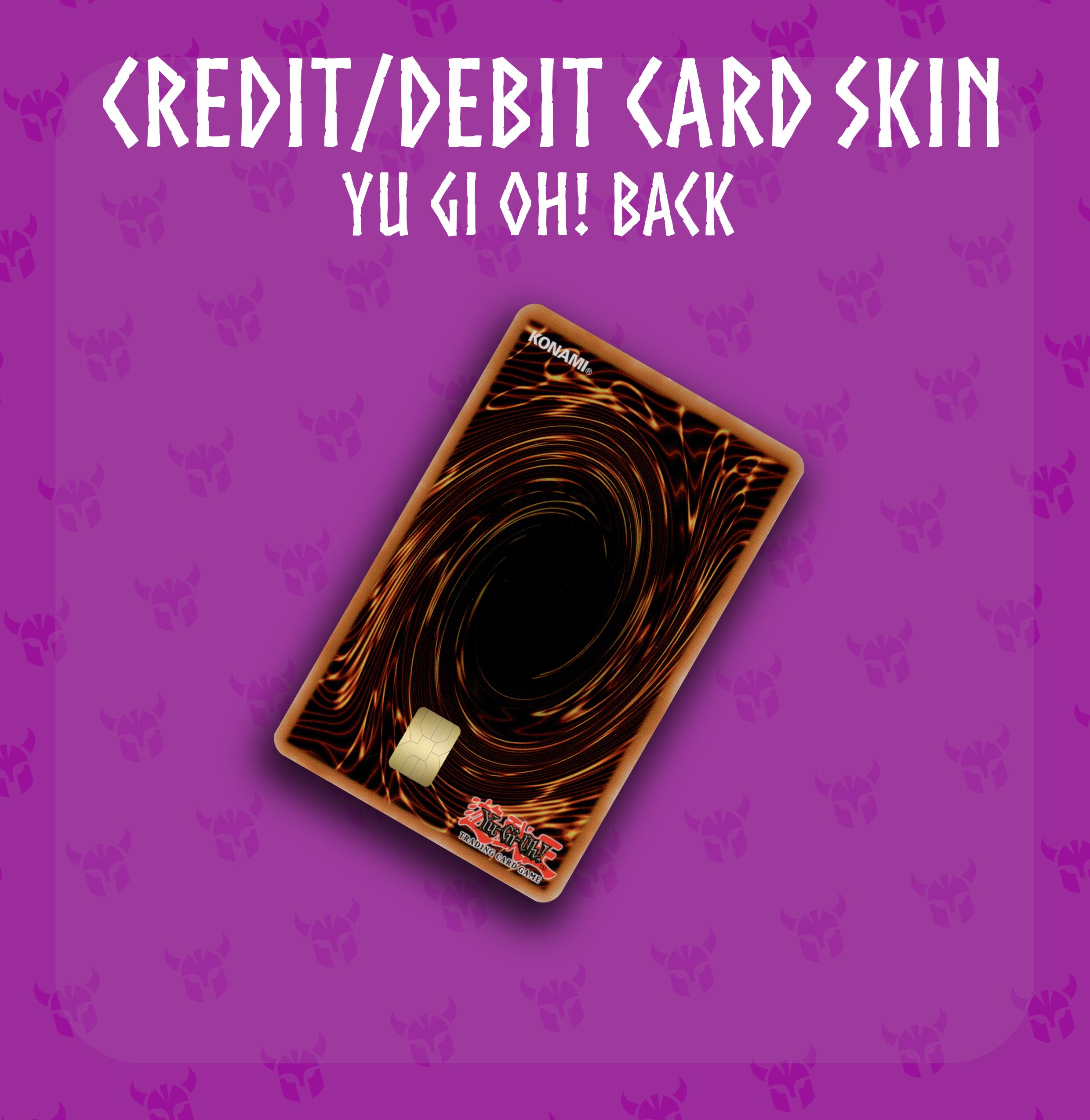 Yu-gi-oh Card Back Credit Card Skin - Etsy