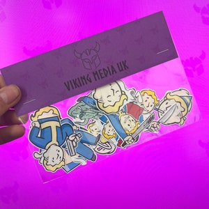 Vault Boy Sticker Pack Retro Fallout Inspired Designs for Gamers - Etsy