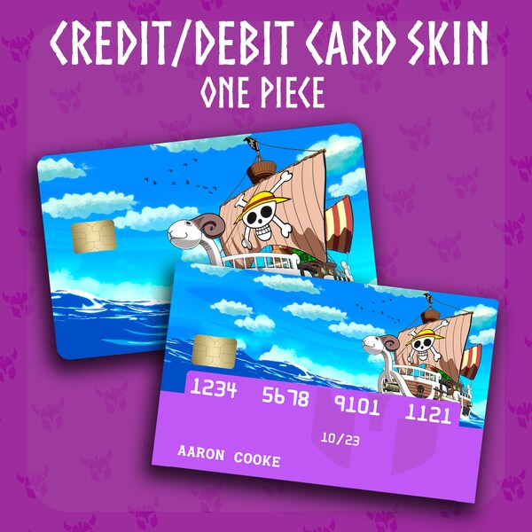 One Piece Credit Card - Etsy
