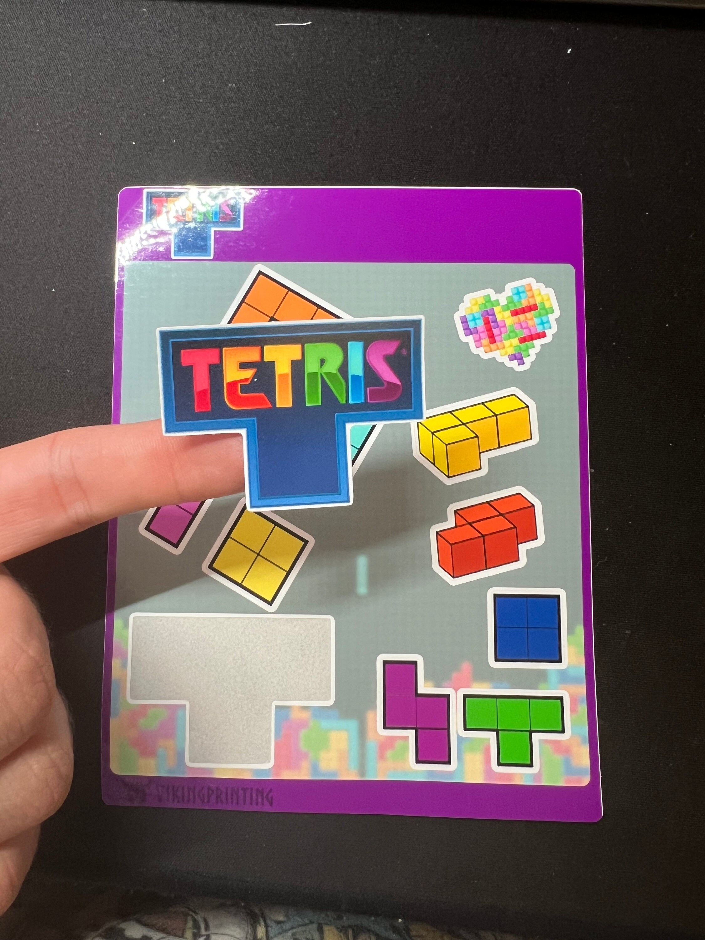 Retro Tetris Sticker Sheet You've Been Tetris-ized - Etsy