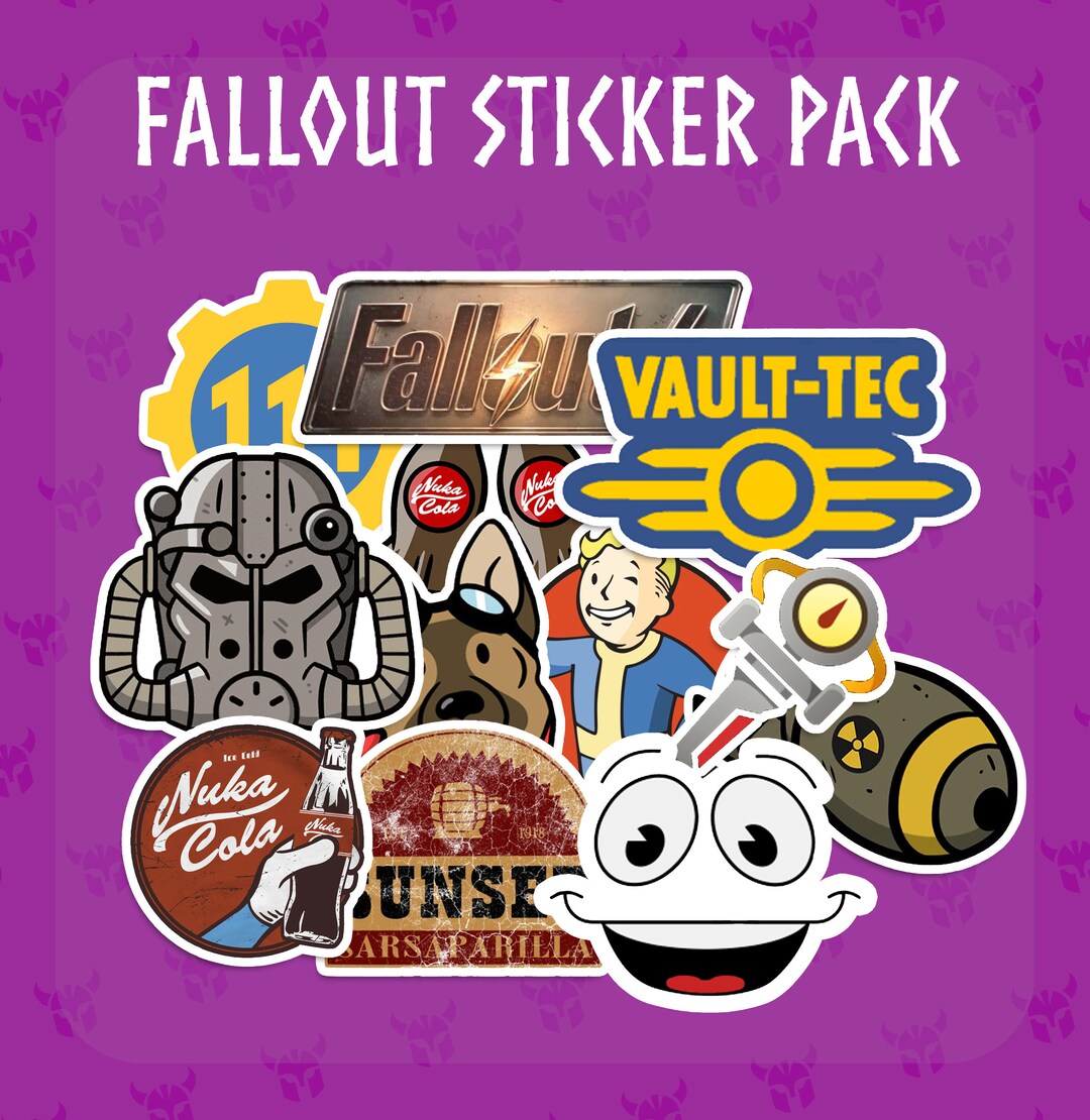 Fallout Sticker Pack Explore the Wasteland - Etsy UK