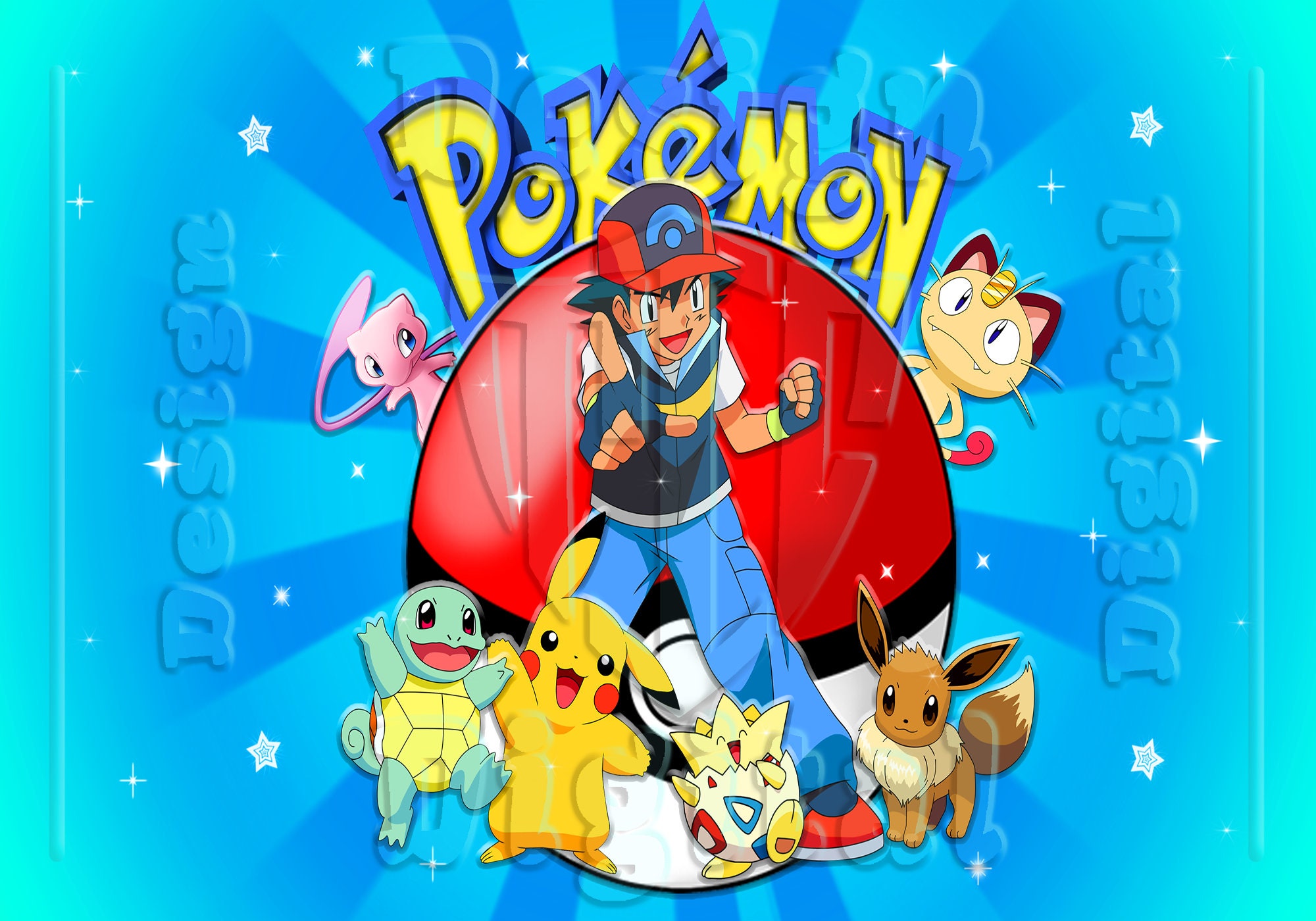 Pokemon Sippy 12oz Tumbler Design, Doggy Sublimation Design, Kids Cup ...