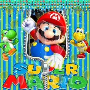 Super Mario Bross Tumbler, 20oz Design, Kids Sublimation Png, Straight ...