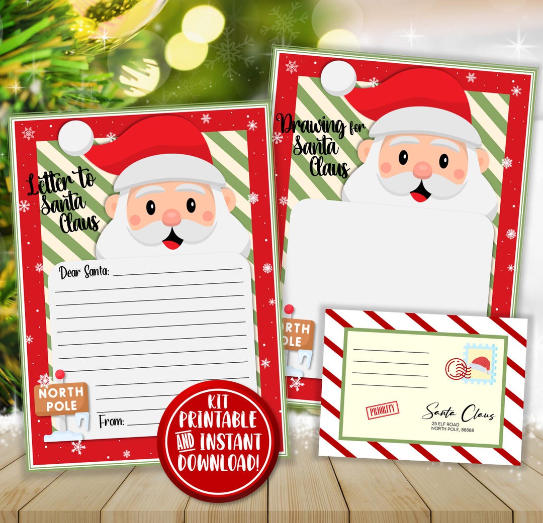 Carta a Santa / Carta para Santa / Carta para niños a Santa / Descarga ...