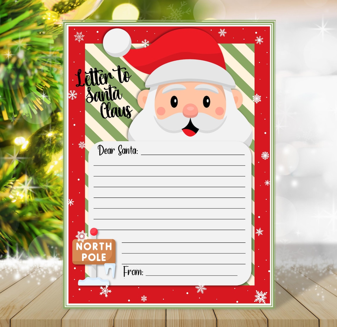 Carta a Santa / Carta Para Santa / Carta Para Niños a Santa / Descarga ...
