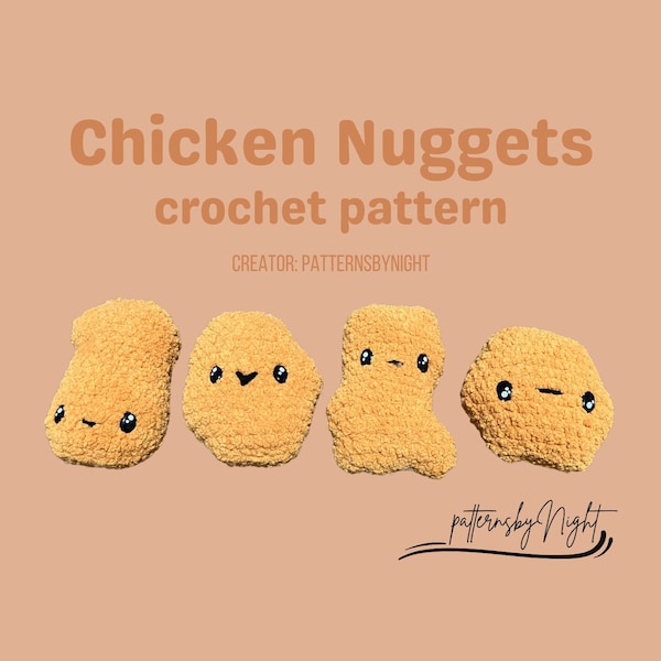 Chicken Nugget Stuffed Animal - Etsy