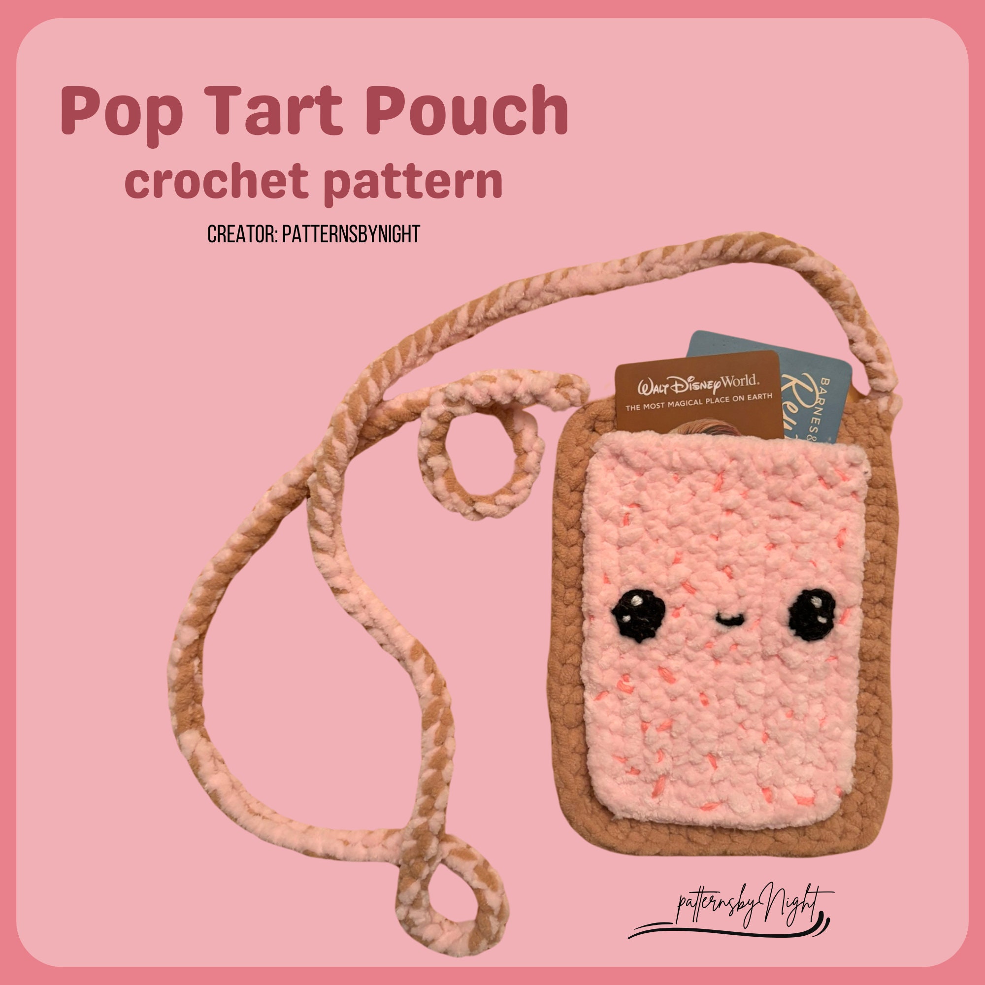 Pop Tart Pouch - Crochet Pattern *ONLY* - Etsy