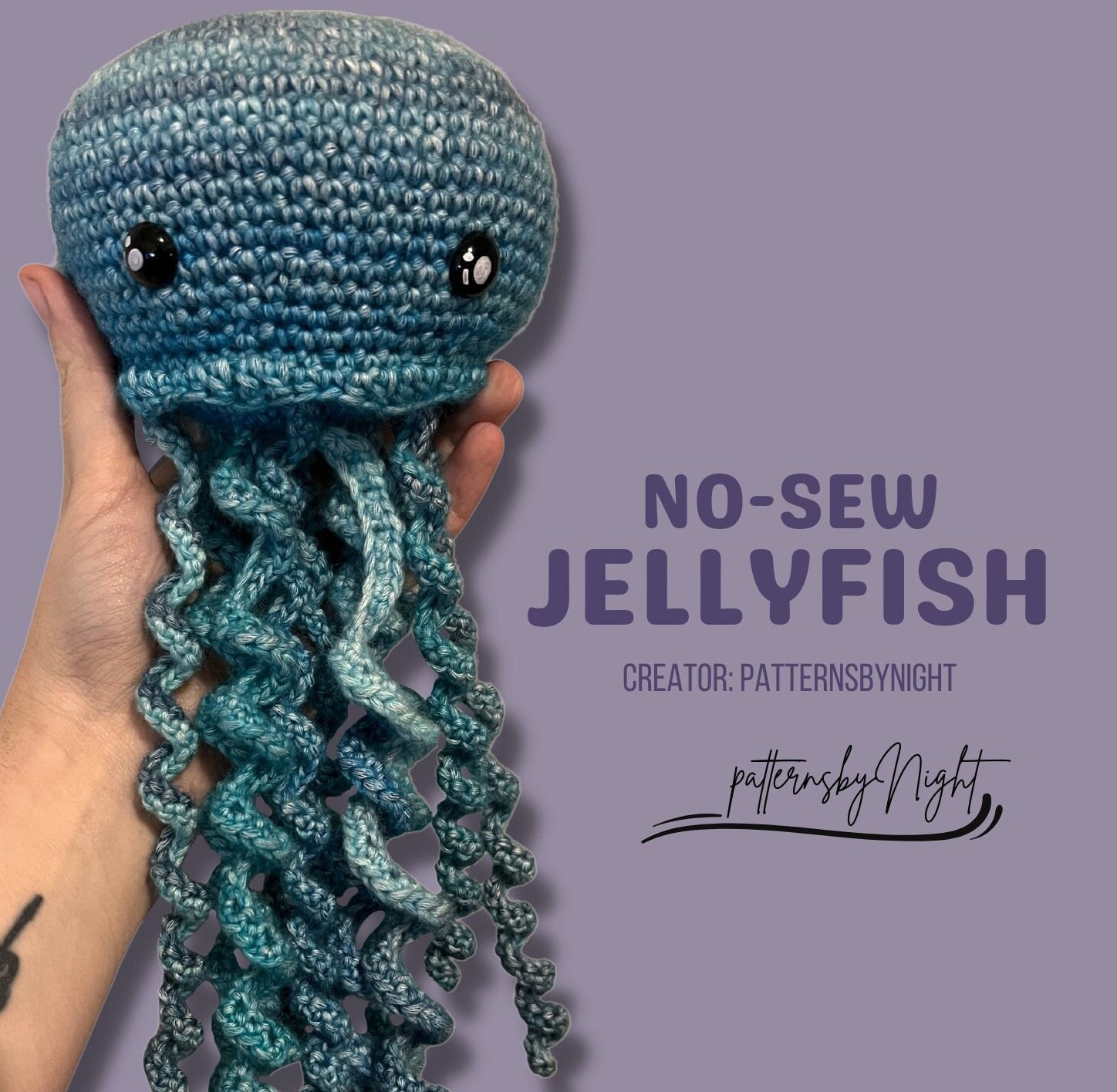 No-sew Jellyfish Crochet pattern ONLY - Etsy