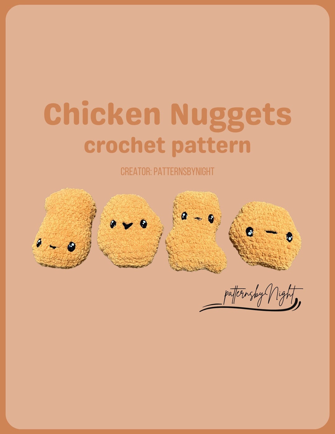 Chicken Nuggets - Crochet *PATTERN ONLY* - Etsy