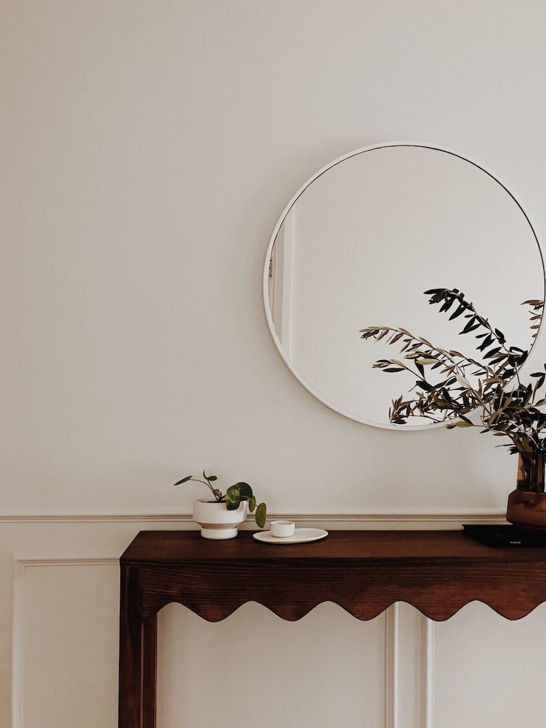 Bespoke Hallway Console Table With Curves - Etsy Australia