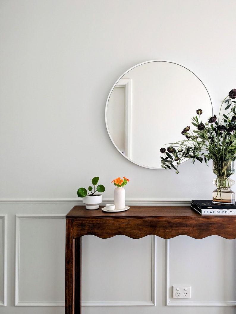 Bespoke Hallway Console Table With Curves - Etsy Australia