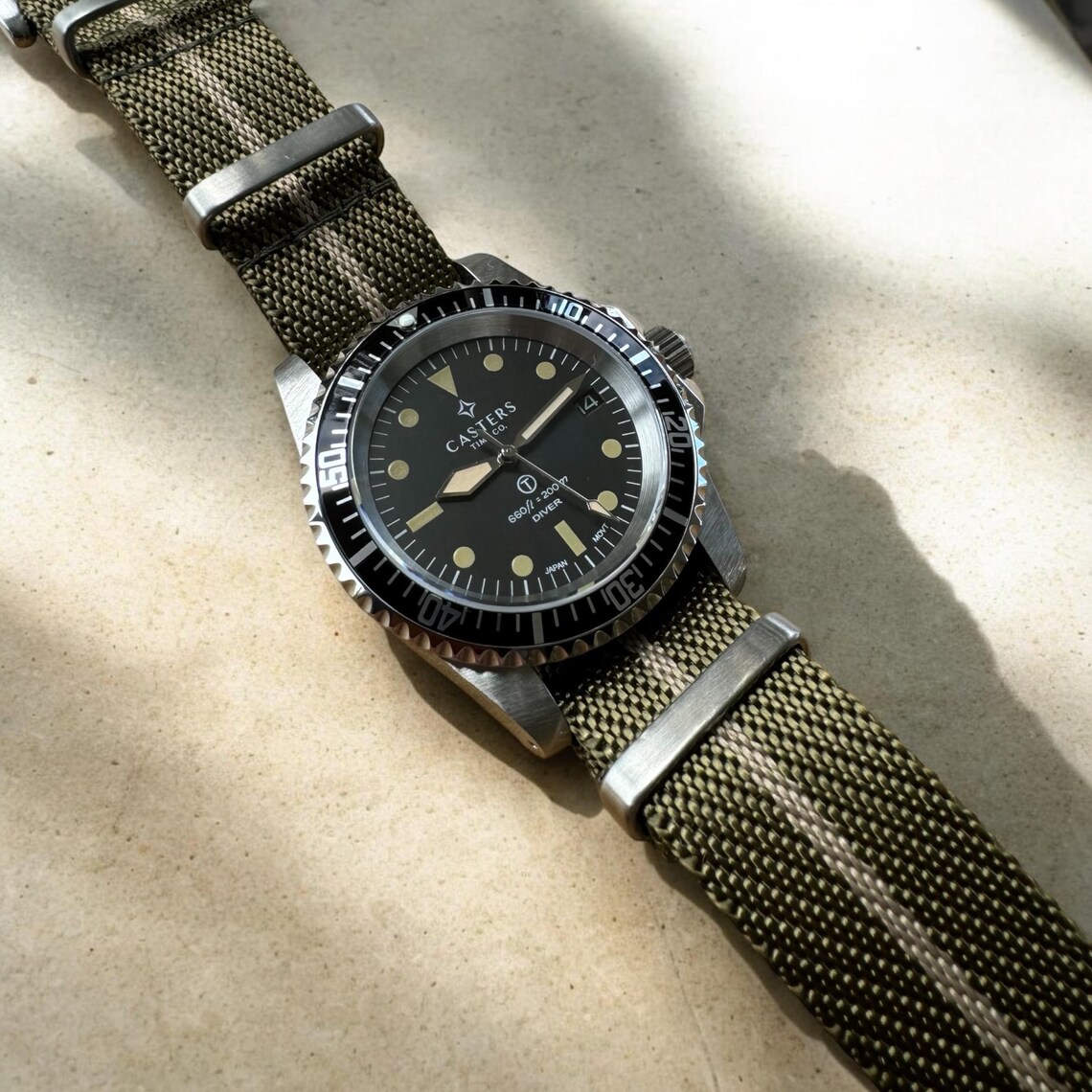 Casters Milsub Automatic Dive Watch – Vintage Military Submariner Style ...