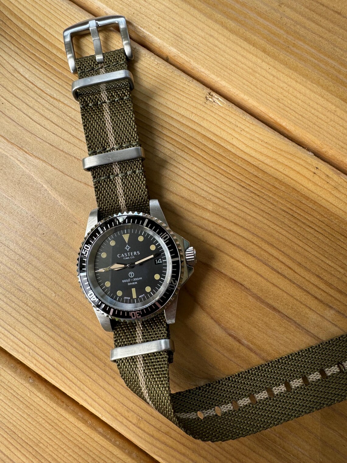 Casters Milsub Automatic Dive Watch – Vintage Military Submariner Style ...