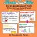 Third Grade Envision Math Word Wall | Build Key Vocabulary - Etsy