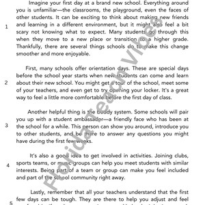 4th and 5th Back to School Expository Essay & Rubric B.E.S.T. Text ...