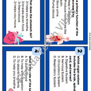 5th Grade Science | Body Systems | F.A.S.T. Test Prep - Etsy