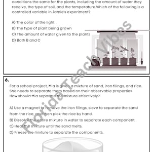 5th Grade Florida F.A.S.T. Science Prep: Comprehensive Practice Test - Etsy
