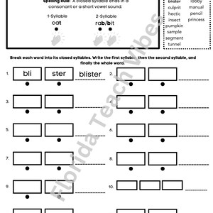 Florida Benchmark Advanced Unit 2 | 4th Grade Spelling Weekly ...