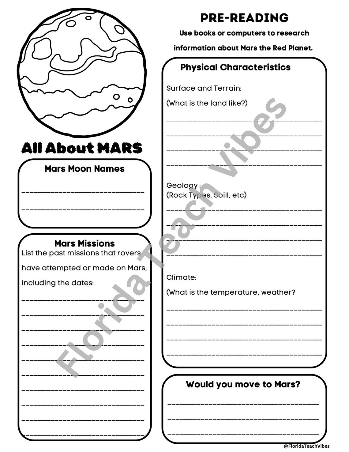 A Rover's Story Book Study and STEAM Activities for 3rd-6th Grade ...