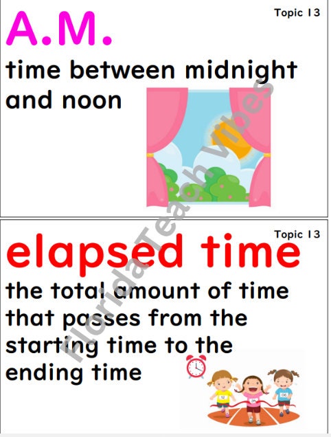 Third Grade Envision Math Word Wall | Build Key Vocabulary - Etsy