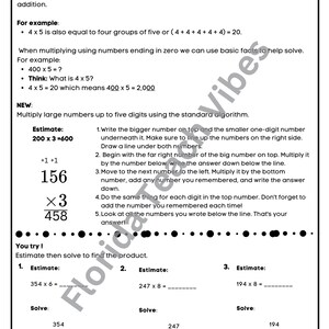 Third Grade BEST Standards | Math Number Sense Review | 4th Grade Step ...