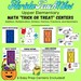 4th Grade and 5th Grade Halloween Math Centers "trick or Treat" EASY ...
