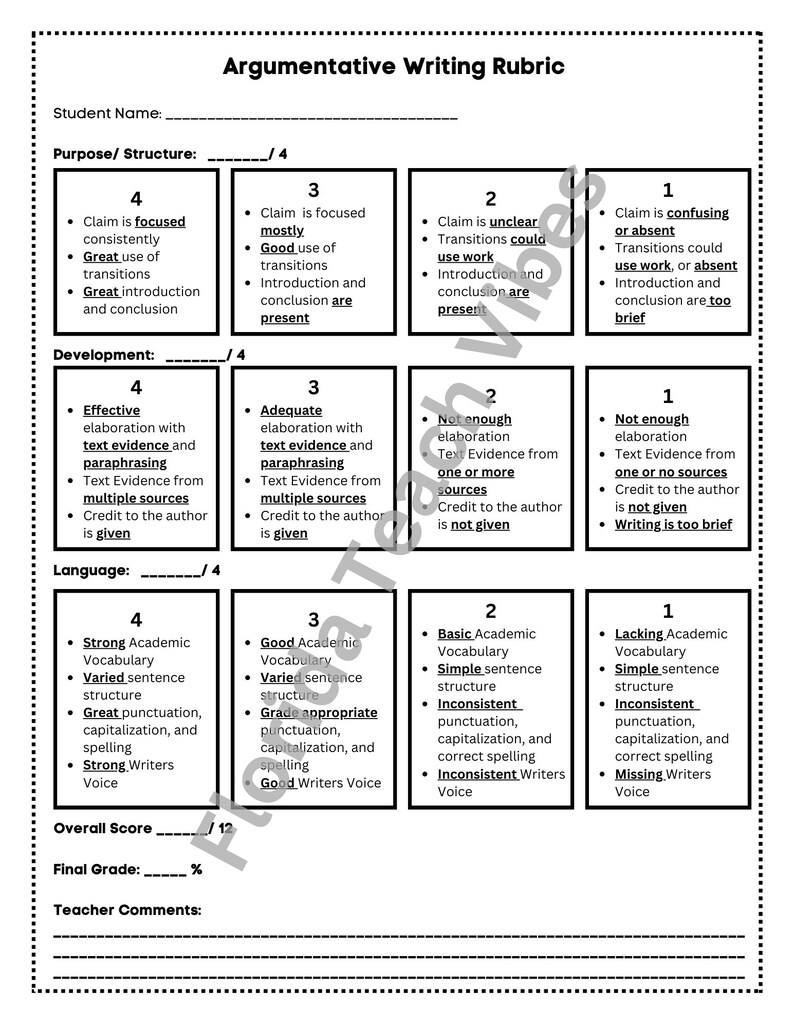 4th and 5th Grade Outdoor Classrooms Essay & Rubric | B.E.S.T. Text ...