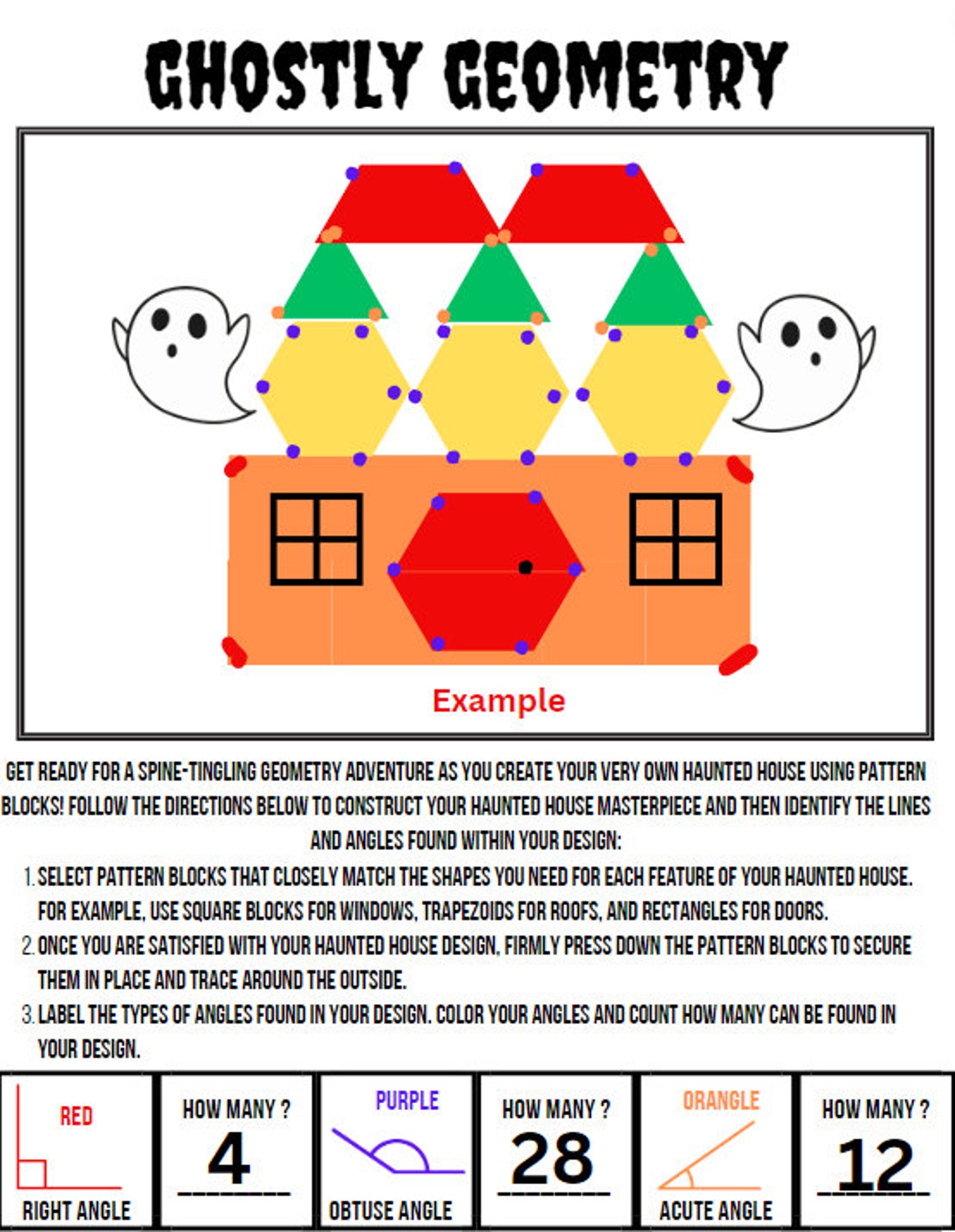 4th Grade and 5th Grade Halloween Math Centers "trick or Treat" EASY ...