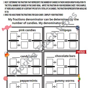 4th Grade and 5th Grade Halloween Math Centers "trick or Treat" EASY ...