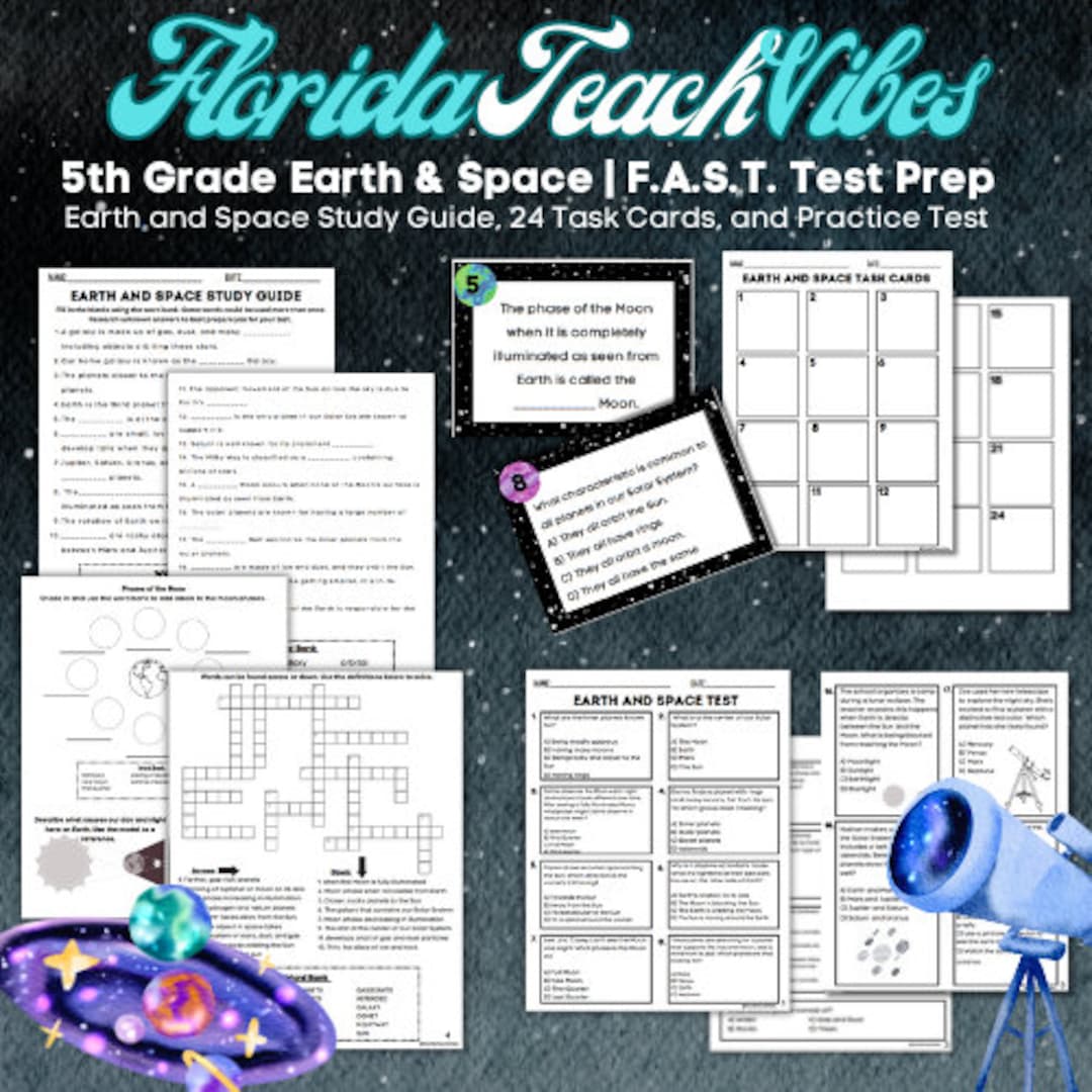 5th Grade Science | Earth & Space | Phases of the Moon | F.A.S.T. Prep ...