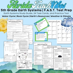 5th Grade Science | Earth's Resources, Weather, Climate, Cycles | F.A.S ...
