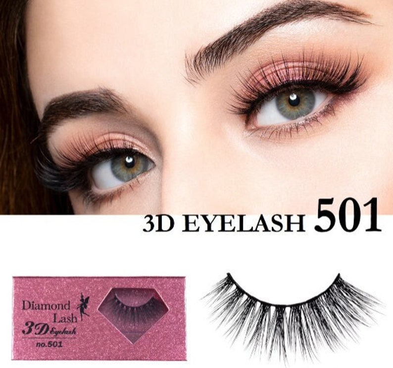 Diamond Lash No.501 | 3D False Lashes | Anime | Volume Curl | Fake ...